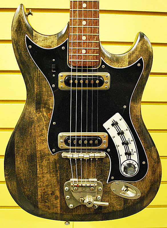 1965 Hagstrom II F-200 Electric Guitar w Non-Orig Gig Bag | Reverb