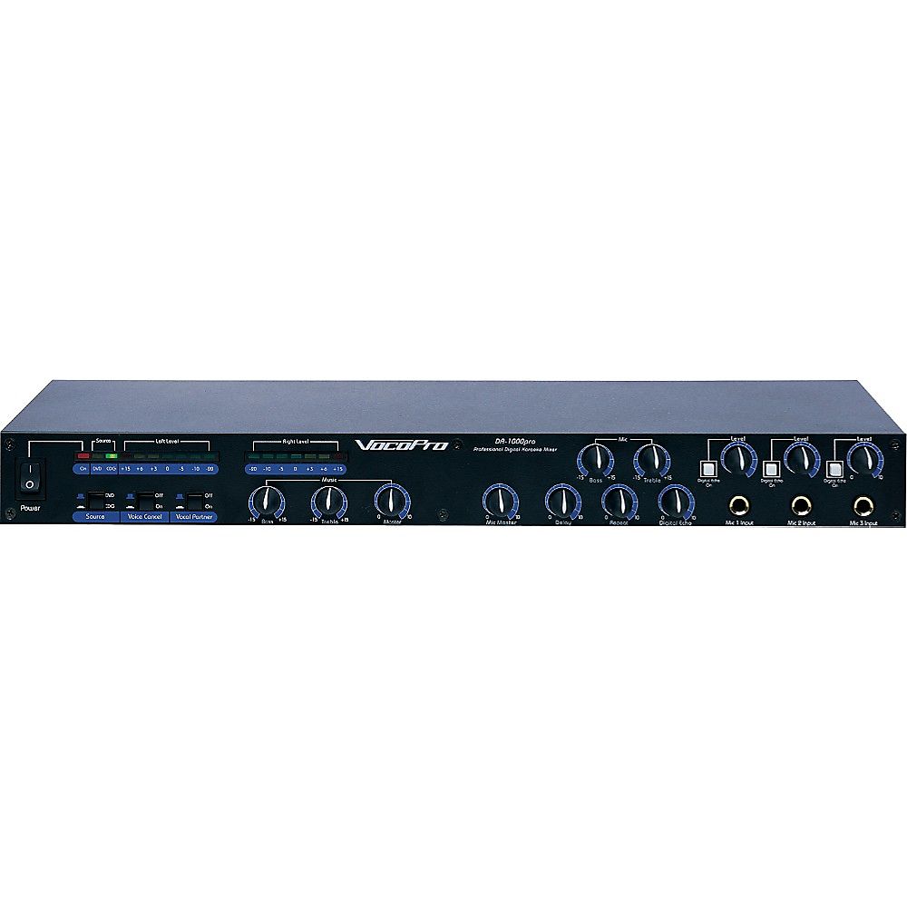 VocoPro DA-1000PRO 3-Channel Karaoke Mixer | Reverb UK