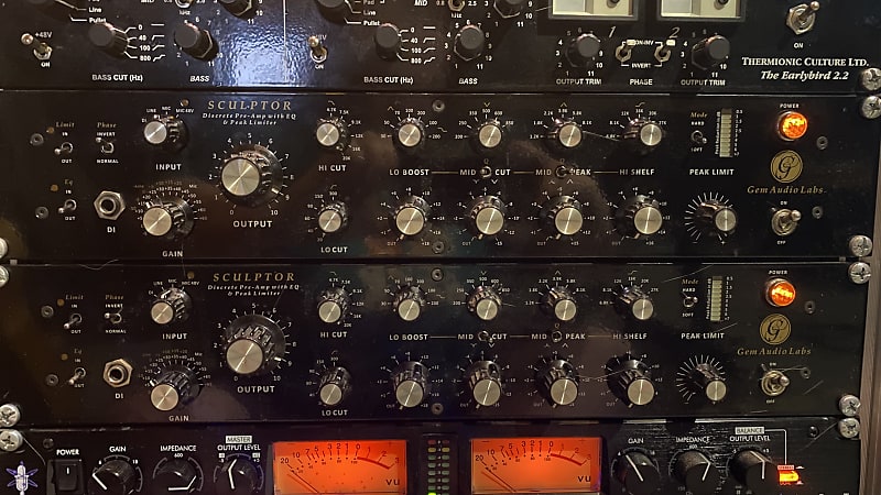 Gem Audio Labs Sculptor 2012 Black Pre DI EQ Analog Limiter | Reverb
