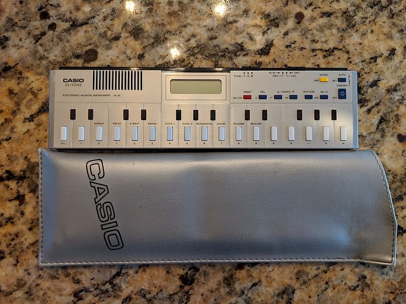 Casio VL 10 Synth Silver Rare | Reverb