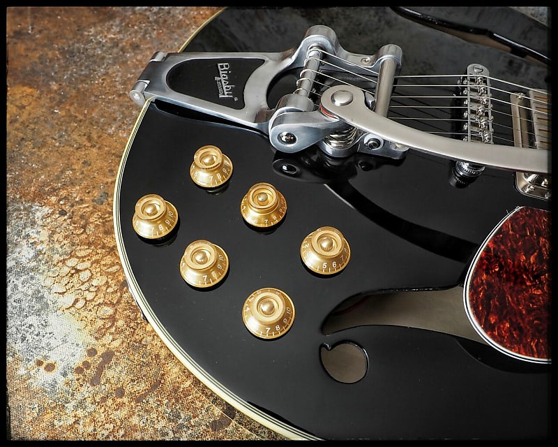 Airline H78 Black with Bigsby | Reverb