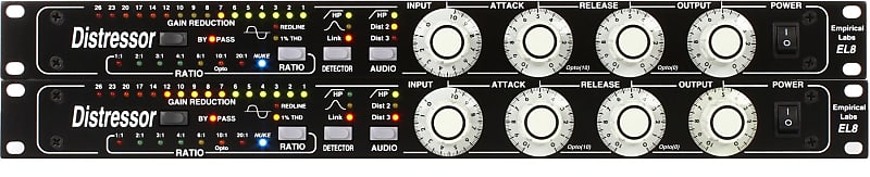 Empirical Labs EL8-S Distressor Stereo Pair (3-pack) Bundle | Reverb