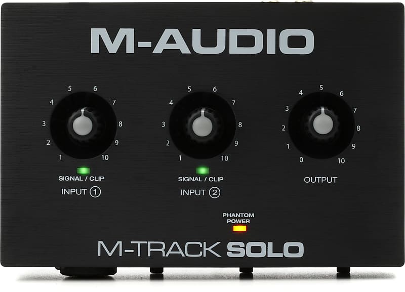 M-Audio M-Track Solo USB Audio Interface (MTrackSolod2) | Reverb