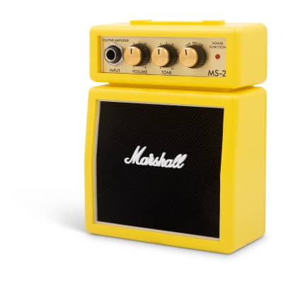 Marshall MS-2 Micro Amp in Yellow | Reverb UK