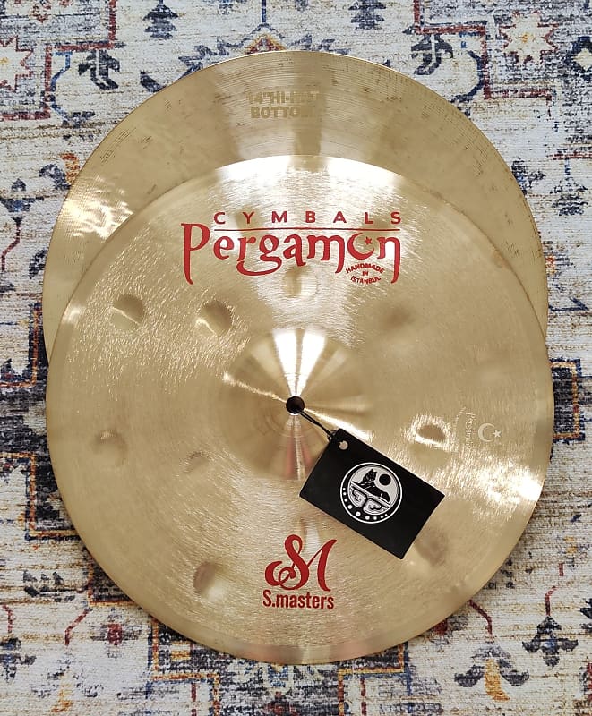 Pergamon Cymbals 14" S-Masters Hi-Hat 1044g-1242g | Reverb