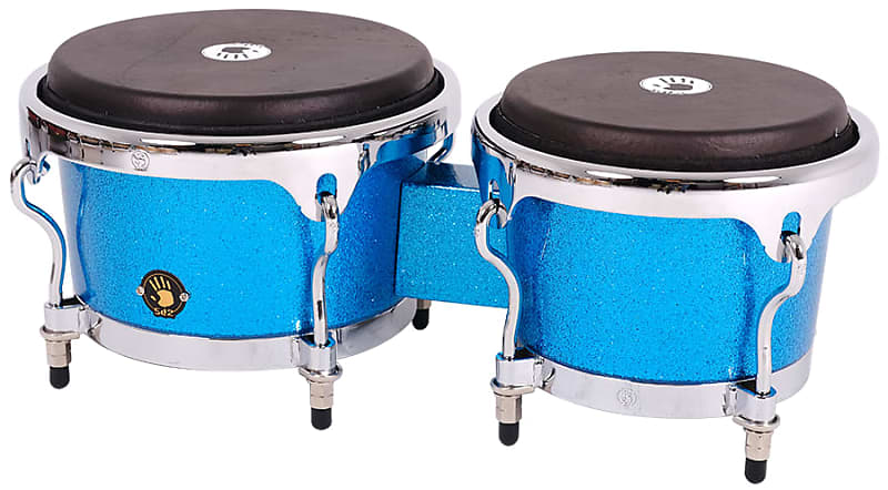 5d2 Elite Series Fiberglass Bongo - Blue Glitter | Reverb