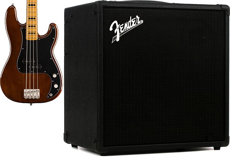 Squier Classic Vibe '70s Precision Bass - Walnut Bundle with | Reverb