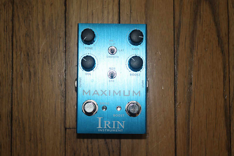 IRIN Dual Overdrive Pedal: Clean & Drive Channels, Boost | Reverb