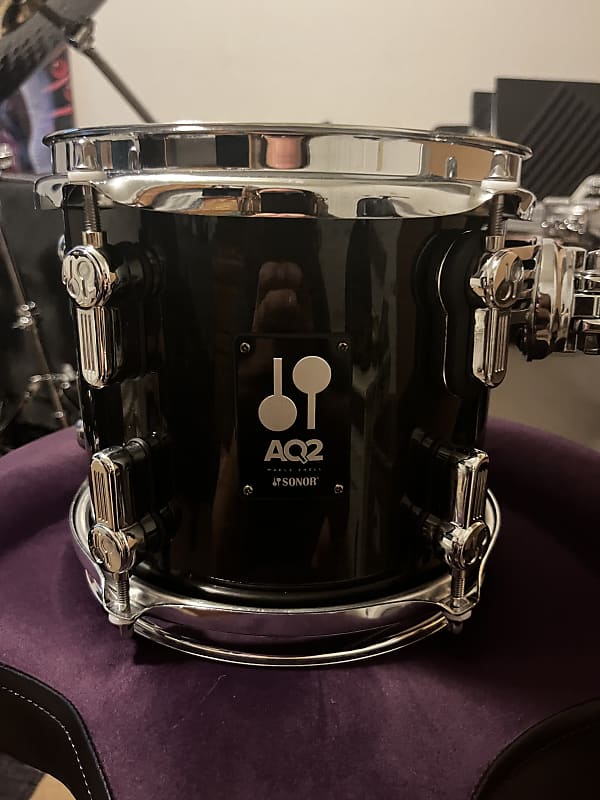Sonor AQ2 7 x 8 Mounted Tom 2020s - Transparent Black | Reverb Sonor AQ2 7 x 8 Mounted Tom 2020s - Transparent Black | Reverb