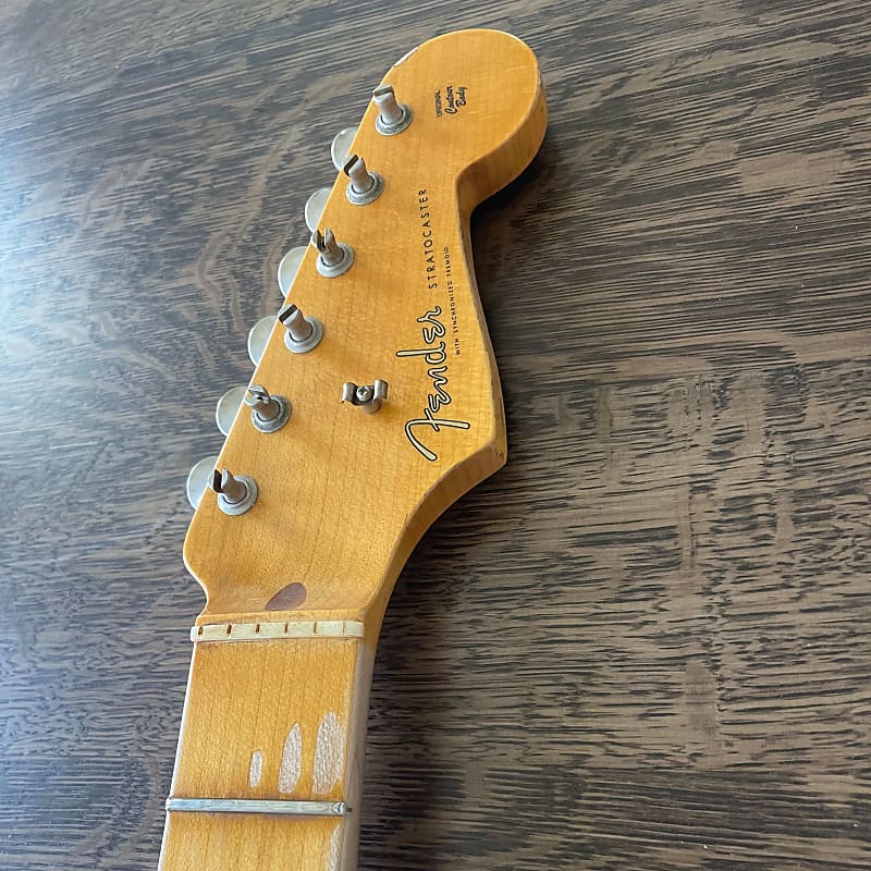 Fender USA Custom Shop Ancho Poblano Relic Stratocaster NECK& | Reverb