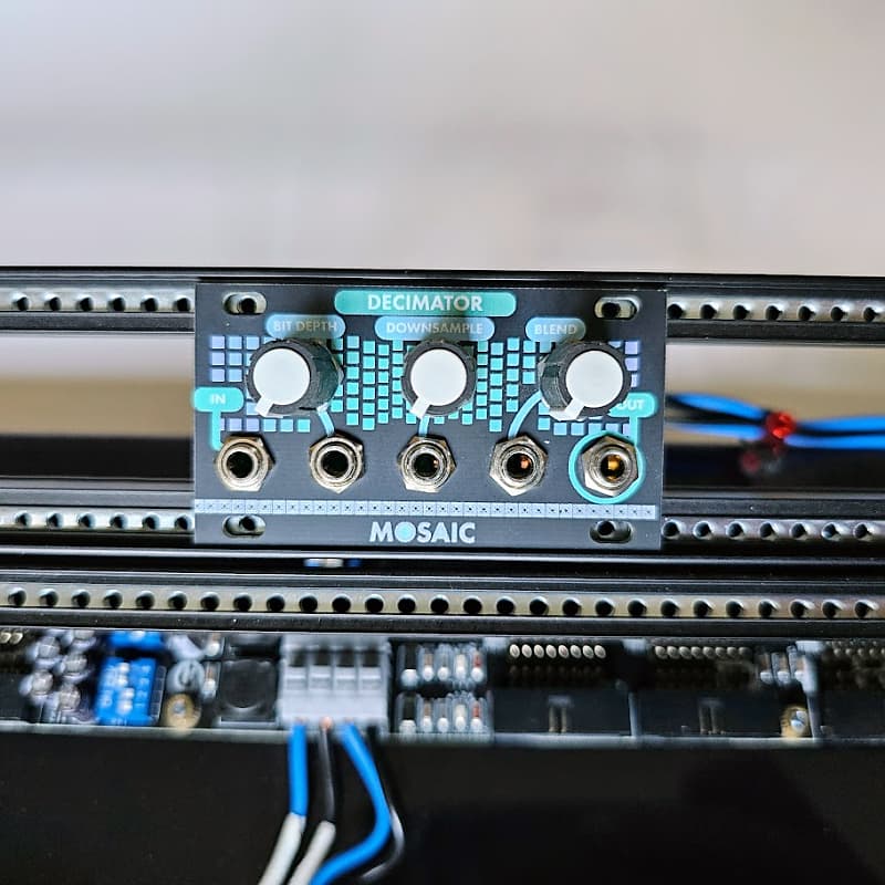 Mosaic Decimator - Black 1U Eurorack FX | Reverb