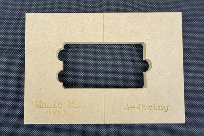 Music Man Bass (4-String) Pickup Template ~ CNC 1/2" MDF ~ | Reverb