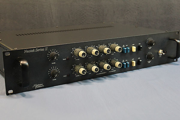 Pair of Custom Racked Vintage Neotek Series II channel strips | Reverb