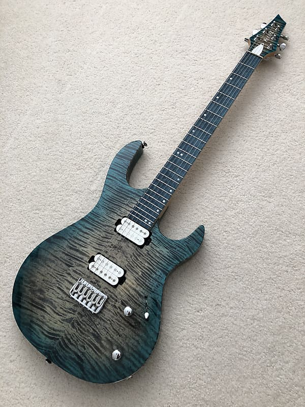 Kiesel Aries Trans Aqua/Deep Flame/Cali Burst | Reverb