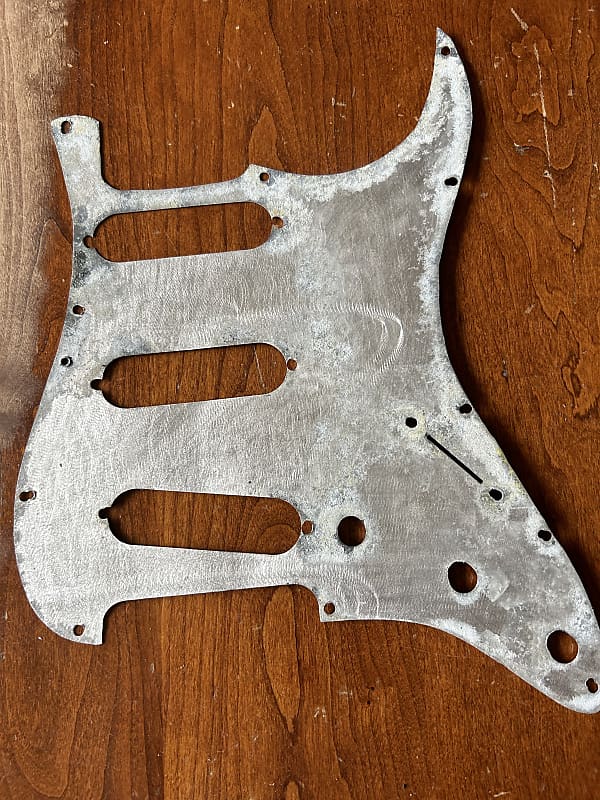 Fender Stratocaster shield 1962 - Aluminum | Reverb