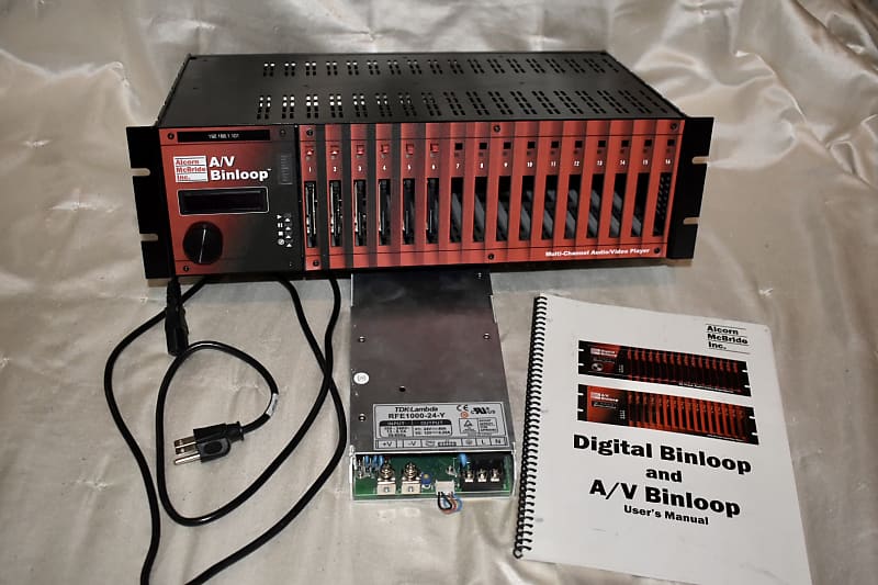 Alcorn McBride Inc. A/V Binloop and Show Controller Black/Red | Reverb