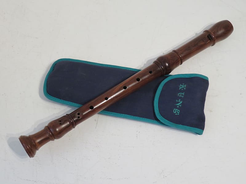 Kung Studio Treble/Alto Recorder in Stained Pearwood with | Reverb UK