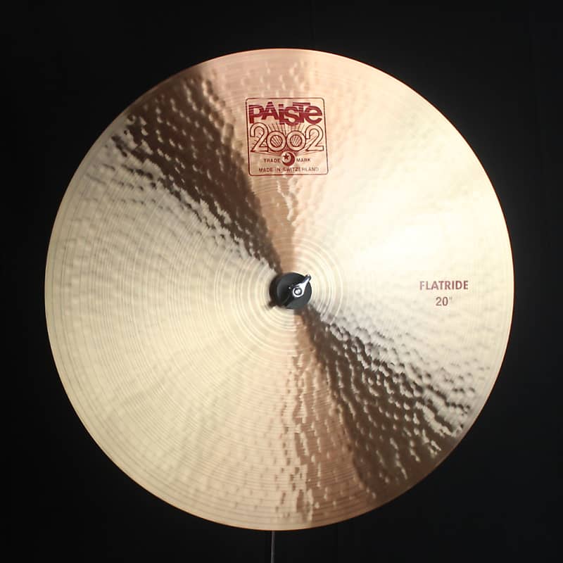 Paiste 20" 2002 Flat Ride - 2151g (video demo) | Reverb