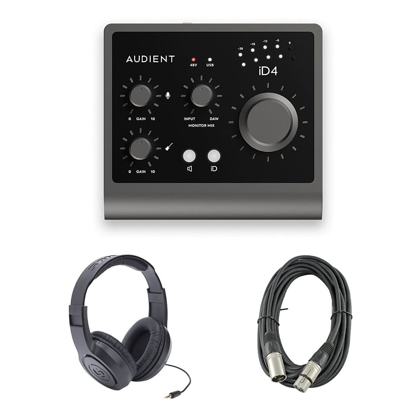 New Audient iD4 MKII Portable USB-C Audio Interface | Reverb