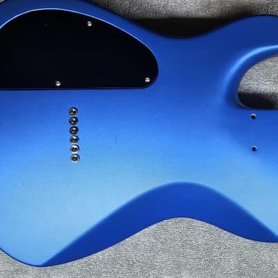 Warmoth Tele custom body - Satin lake placid blue | Reverb