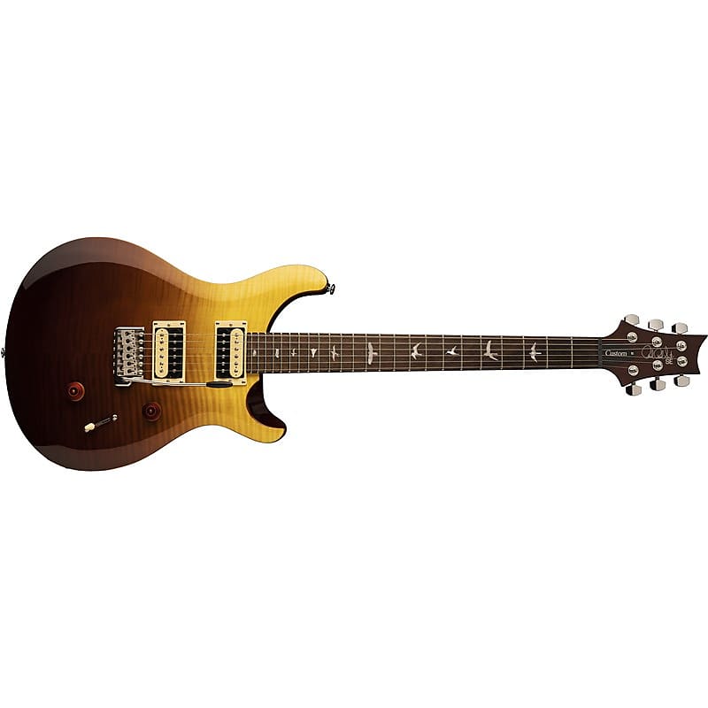 PRS SE Custom 24 LTD Amber Fade | Reverb