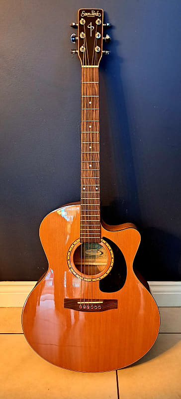 Simon & Patrick Woodland CW Mini Jumbo 2014 - Natural | Reverb