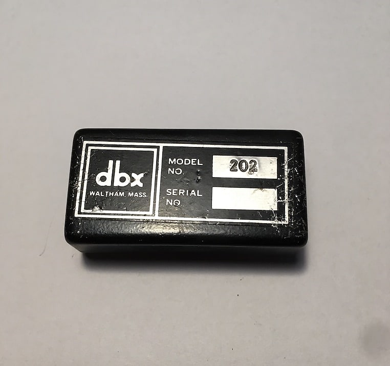 Dbx 202 vca black can 1977 | Reverb