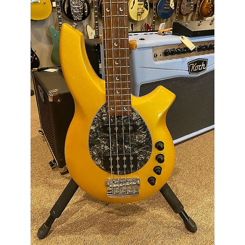 Music Man Bongo Medallion Gold 4 String Bass - Used | Reverb Canada