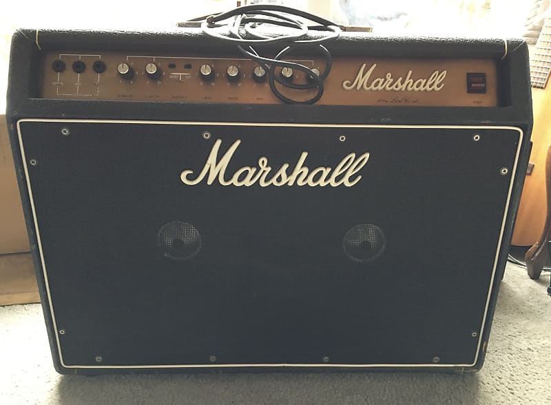 Vintage Marshall 100Watt 2 x 12 Combo Amp - Black Matt | Reverb UK