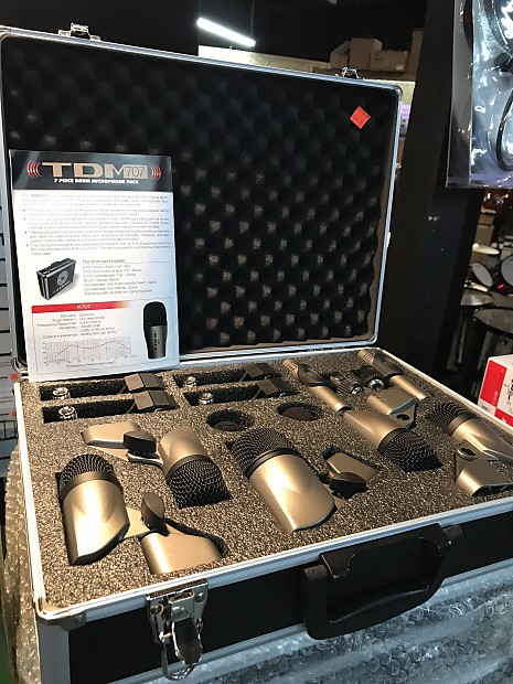 Topp Audio TDM-707 7 piece drum mic package | Reverb