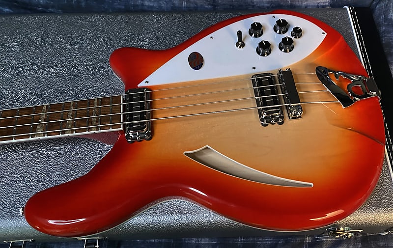 NEW ! 2024 Rickenbacker 4005V Fire Glo FG Fireglo Semi-Hollow | Reverb
