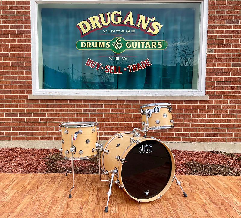 DW Performance Series Drum Set Natural Gloss 20/12/14 Drum | Reverb