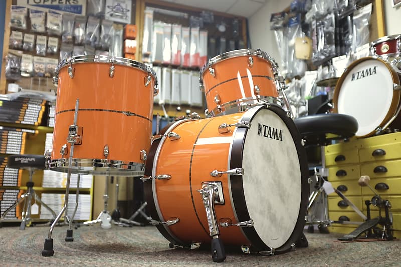 2024 Tama Star Bubinga Atomic Orange 14x20 9x13 16x16 | Reverb