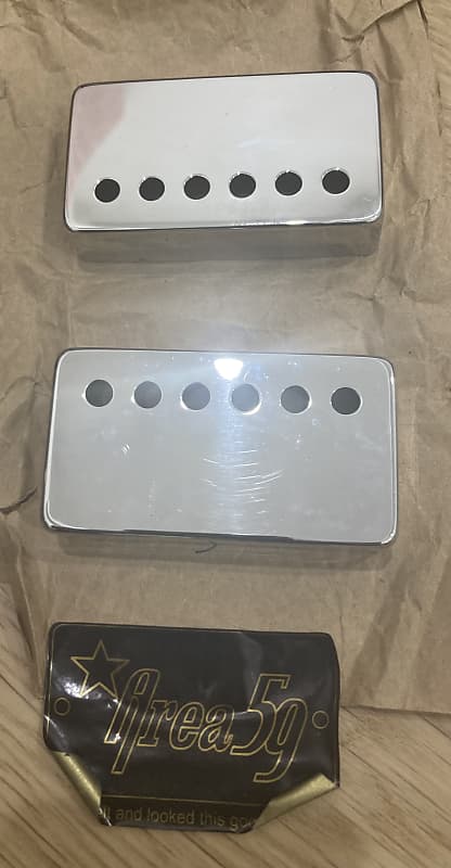 Area 59 Humbucker Pickup Covers - Nickel Plated | Reverb