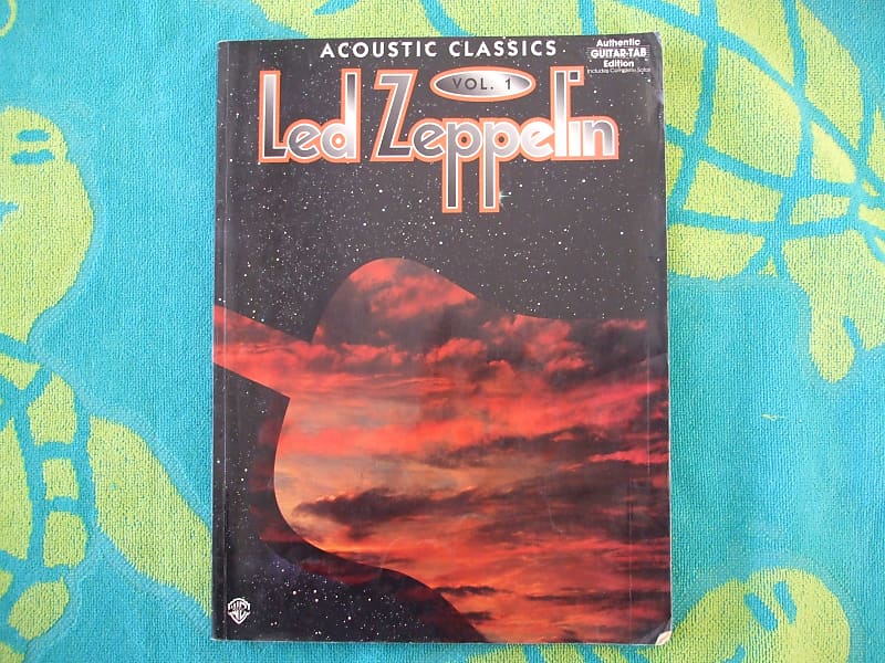 Led Zeppelin ACOUSTIC CLASSICS VOL 1 Tab Tablature Book | Reverb