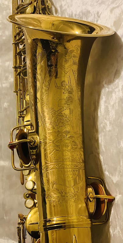 Vintage Conn New Wonder II Tenor Sax - Hand-Burnished Gold | Reverb