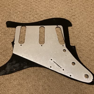 Fender Stratocaster pickguard scratchplate 2000’s - Black | Reverb