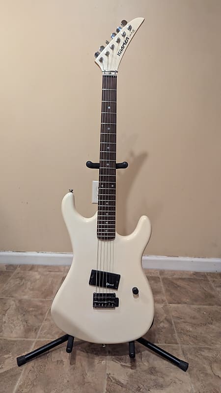 Kramer AEROSTAR ZX10 Arctic White Electric Guitar 1980's | Reverb