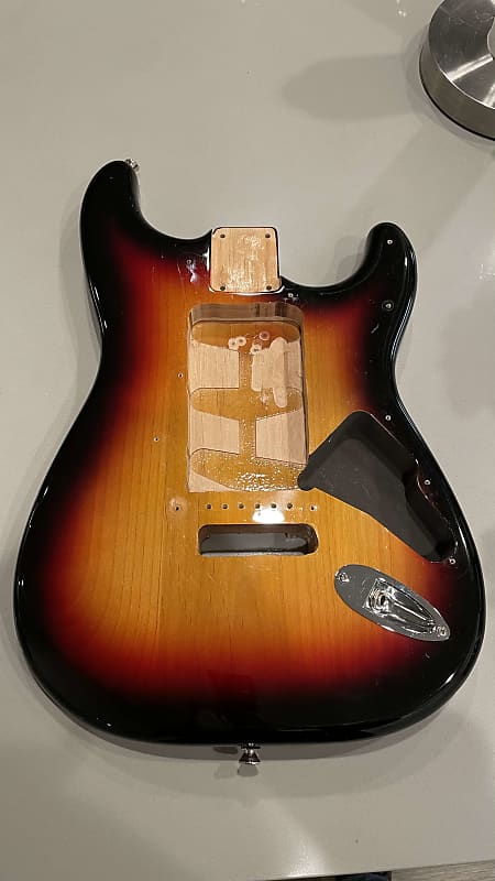 Strat Style Body 2020s - 3 Tone Sunburst | Reverb