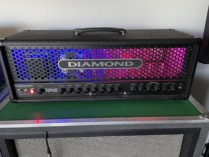 Diamond Amplification Nitrox 2012 Black Tolex, red & | Reverb Canada