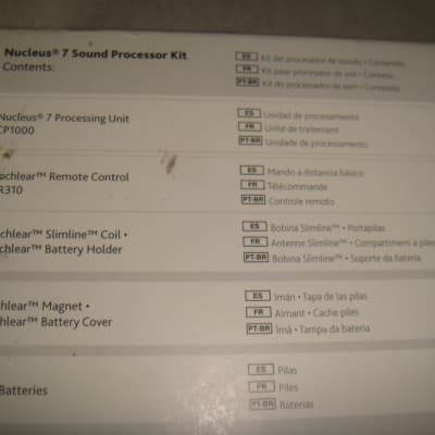 COCHLEAR NUCLEUS 7 CP1000 DUAL SOUND PROCESSOR SYSTEM | Reverb