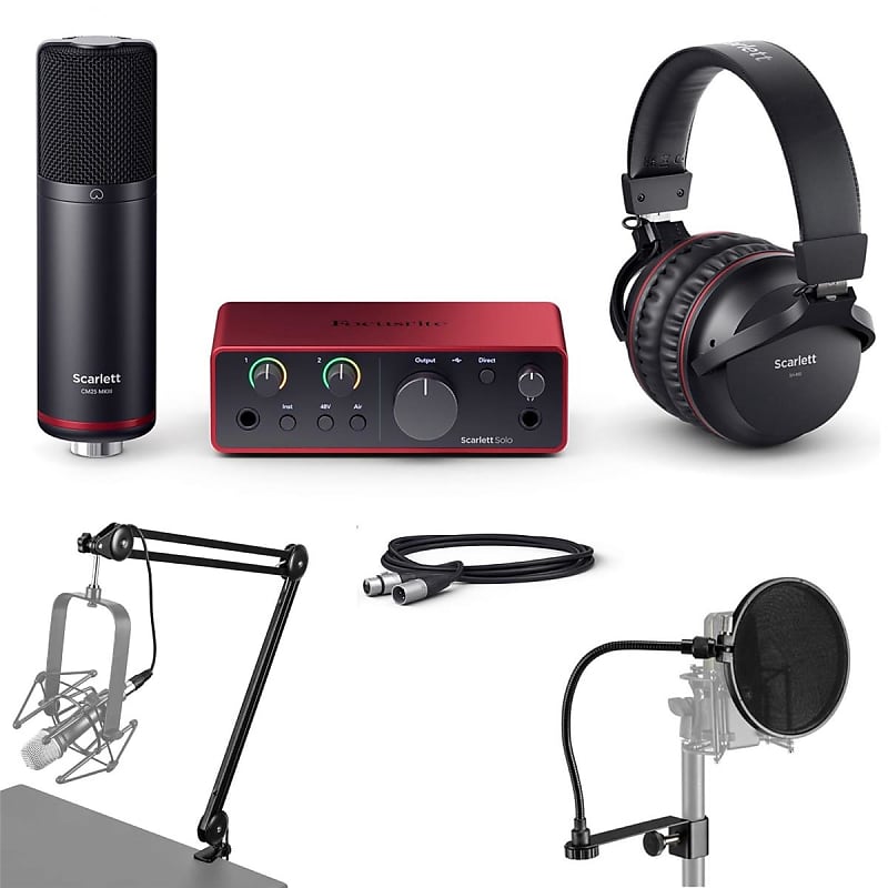 Focusrite Focusrite Scarlett Solo Studio 4th Gen USB Audio | Reverb