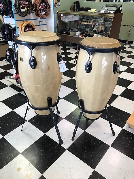 Rogers 12" and 13" Conga Set w/stands | Reverb