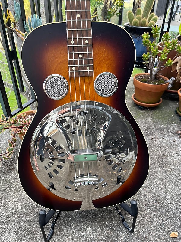 Beard Deco Phonic Model 27 Squareneck Resonator with Fishman | Reverb