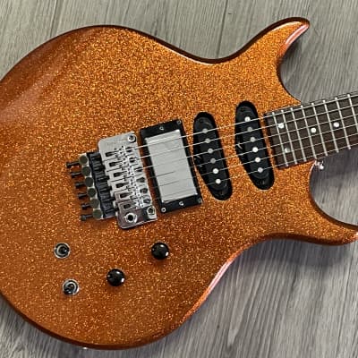 Hamer SS Steve Stevens USA STUNNING Orange Sparkle Electric | Reverb