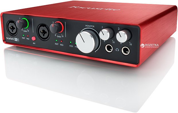 Focusrite Scarlett 6i6 New Generation 2016 Red | Reverb