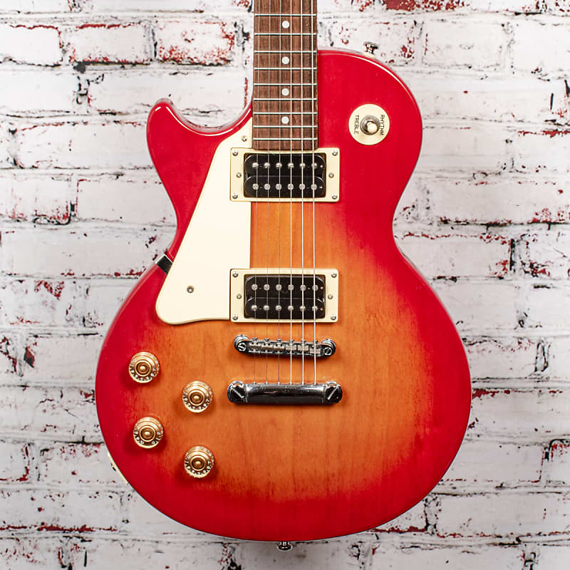 Epiphone Lefty LP100 Electric Guitar, Sunburst x0149 (USED) | Reverb