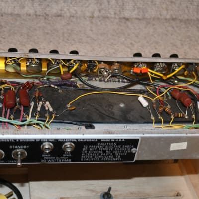 Vintage Fender Bantam Bass Tube Amp Chassis Project - Same | Reverb
