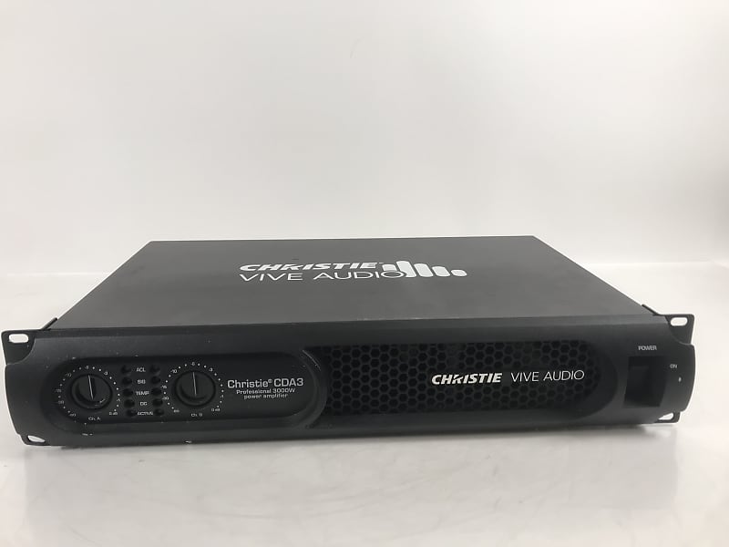 Christie CDA3 Profesional 3000W Amplifier 120v | Reverb Canada