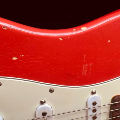 Rittenhouse Stratocaster 2020 - Relic Fiesta Red over | Reverb